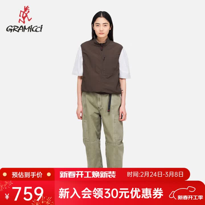 GRAMICCI女士户外山系休闲贴袋宽松耐磨锥形长裤G2SW-P090 草绿色(369) S【图片 价格 品牌 报价】-京东