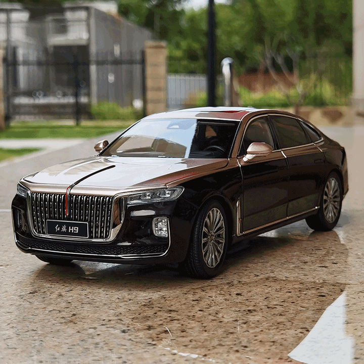跃纪生 一汽红旗H9 1:18 合金汽车模型豪华车模收藏摆件车模 收藏送礼 龙胆紫双拼 不带底座【图片 价格 品牌 报价】-京东