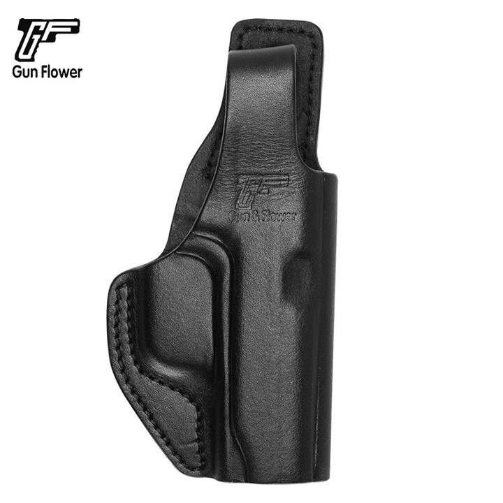 GF GUN FLOWER枪花快拔腰部皮枪套适用64、77、92、92G工具套外舒适全包款 64/77直扣 右手 黑色 专票【图片 价格 品牌 报价】-京东