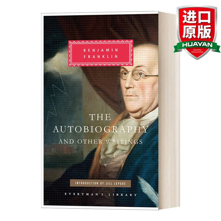 《Autobiography of Benjamin Franklin 英文原版 本杰明·富兰克林自传 Everyman精装版 英文版 进口 ...
