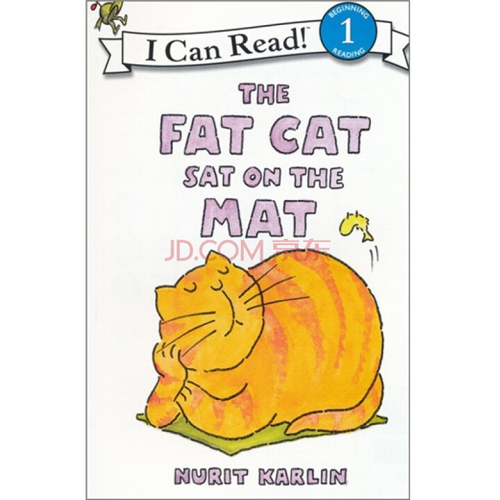 《The Fat Cat Sat on the Mat (I Can Read, Level 1)胖猫坐在垫子上 英文原版》(Nurit ...