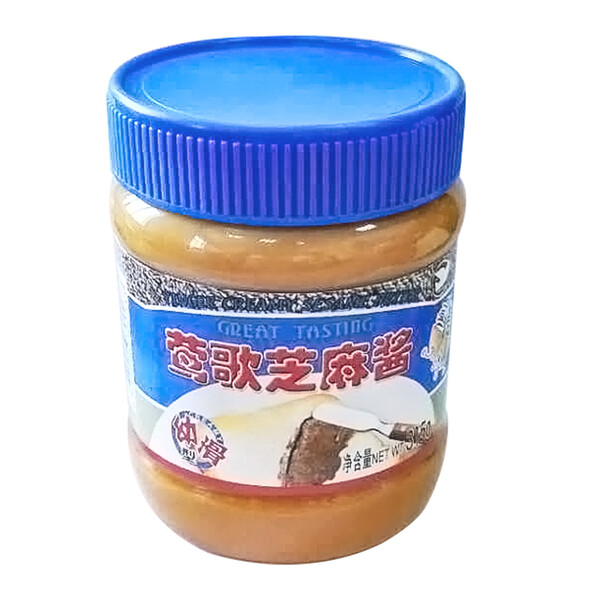 莺歌 幼滑型 芝麻酱拌面酱 涂面酱 火锅蘸料 烘培原料 黑芝麻酱315g/瓶年货 - Nice222